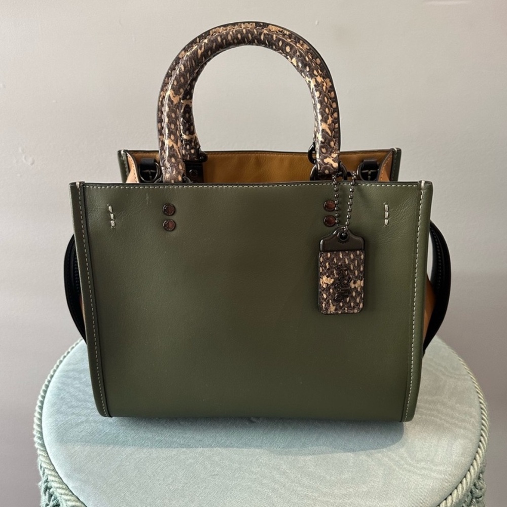 Coach Rogue Bag 25 In Colorblock With Snakeskin Detai… - Gem